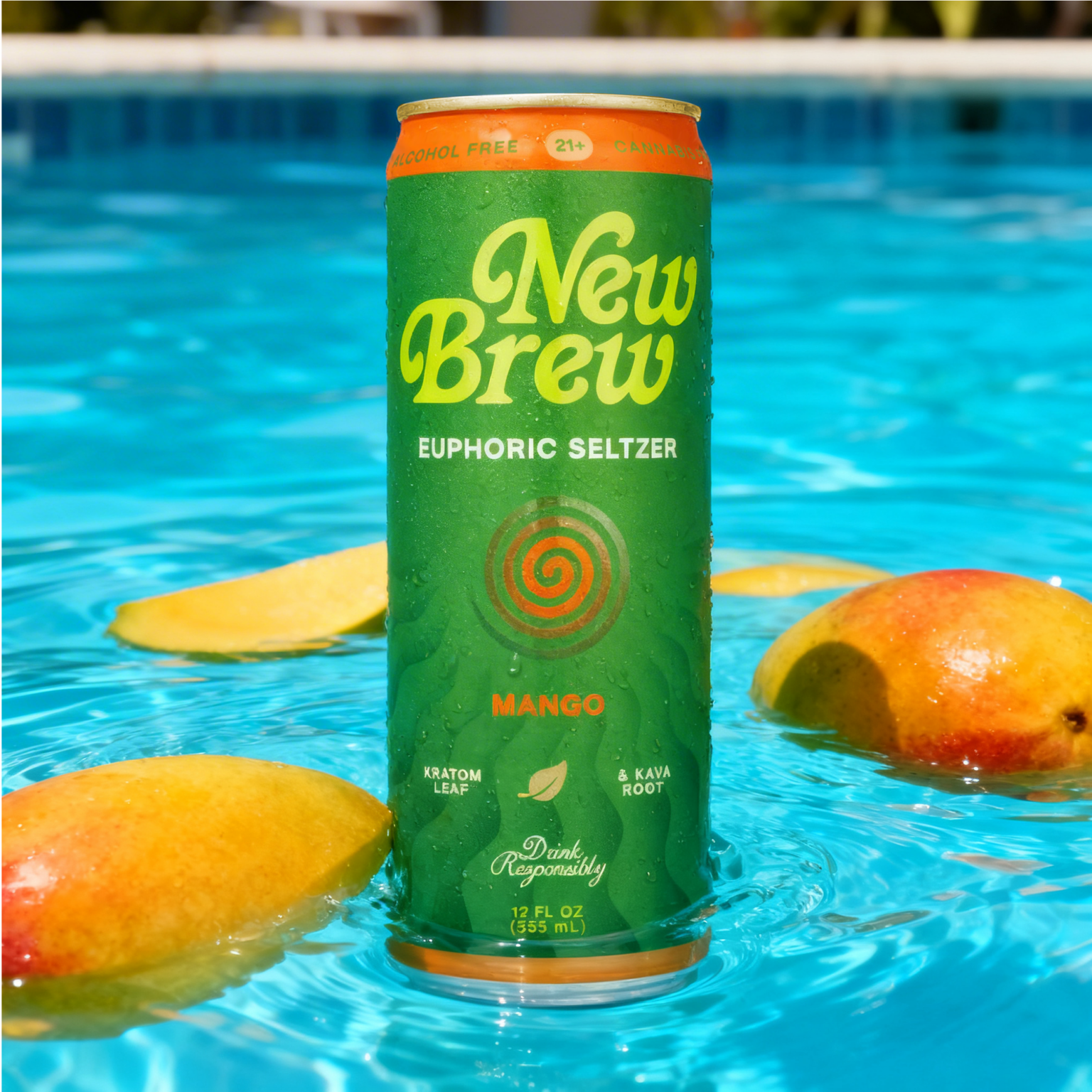 New Brew Kratom and Kava Infused Seltzer