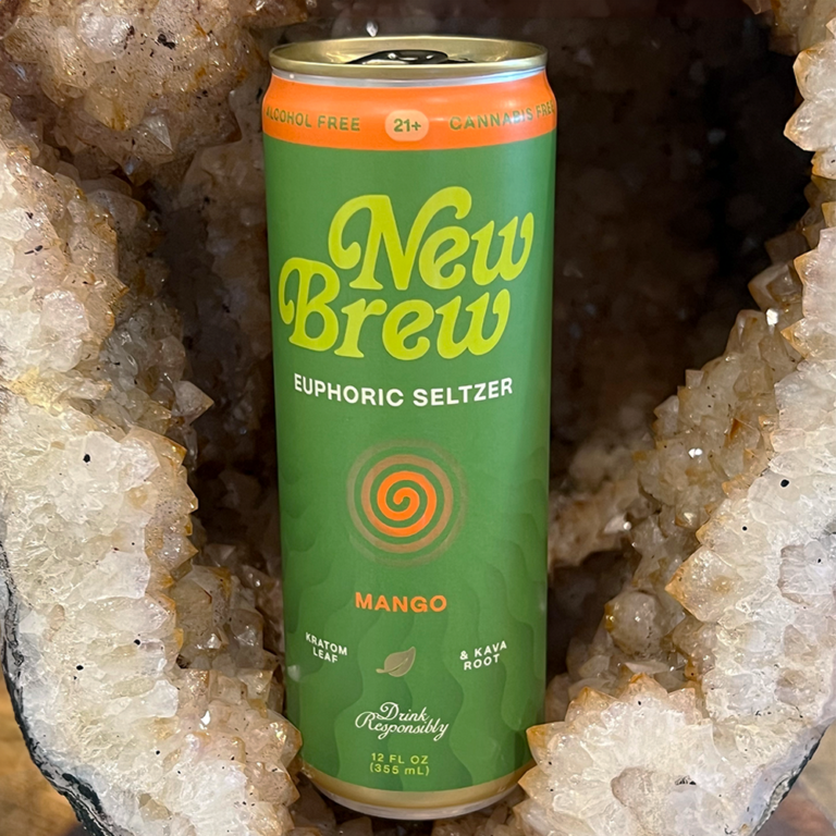 New Brew Kratom and Kava Infused Seltzer