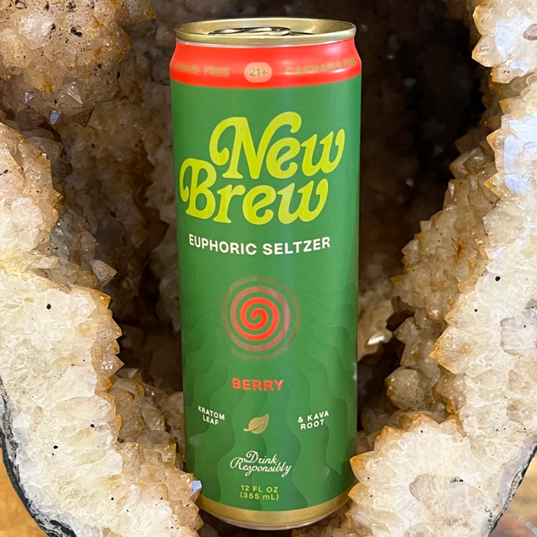 New Brew Kratom and Kava Infused Seltzer